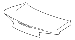 2016-2020 Chevrolet Camaro Rear Compartment Lid 84568188 ...