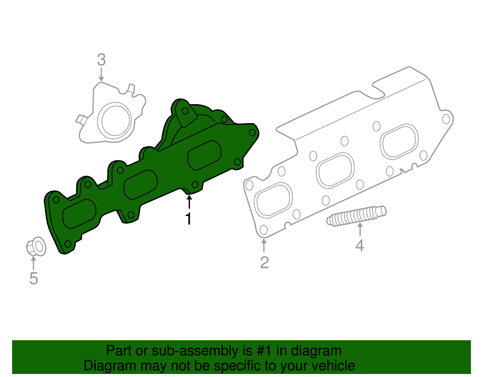 2011-2024 Ford Exhaust Manifold BL3Z-9431-D | OEM Parts Online