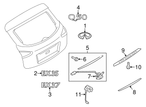 2008-2017 Infiniti Upper Trim 90810-1BA0A | Infiniti of Orland Park