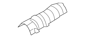 2009-2014 Nissan Cube Heat Shield 74758-1FA0A | TascaParts.com