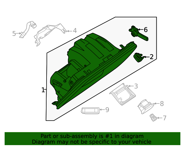Genuine BMW 51-16-7-941-044 | Glove Box Assembly | FREE Shipping on ...