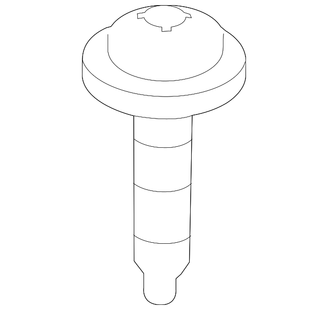 005-990-64-00 - Bumper Cover Support Rail Bolt 2014-2024 Mercedes-Benz ...