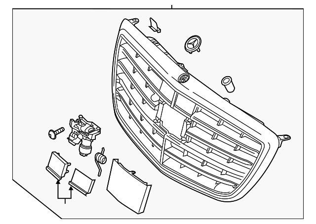 222-880-08-02-9040 - Upper Grille 2014-2017 Mercedes-Benz | Mercedes ...