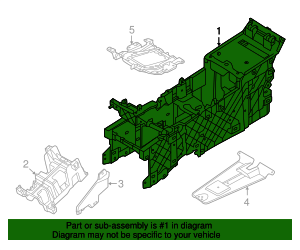 2014-2015 Land Rover Range Rover Evoque Center Console LR047943 | OEM ...