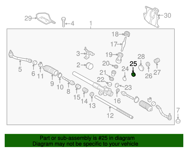 57738-2S000 - Yoke O-Ring 2011-2016 Kia Sportage | Kia.Parts Store