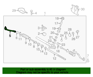 2011-2016 Kia Sportage Outer Tie Rod 56820-2S000 | OEM Parts Online