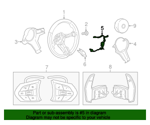 32-30-7-848-335 - Steering Wheel Wiring Harness 2012-2021 BMW ...
