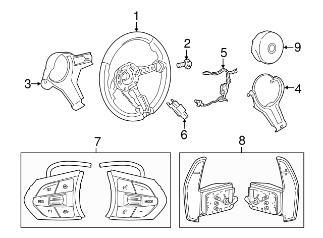 2012-2021 BMW Switch Assembly 61-31-7-849-407 | OEM Parts Online