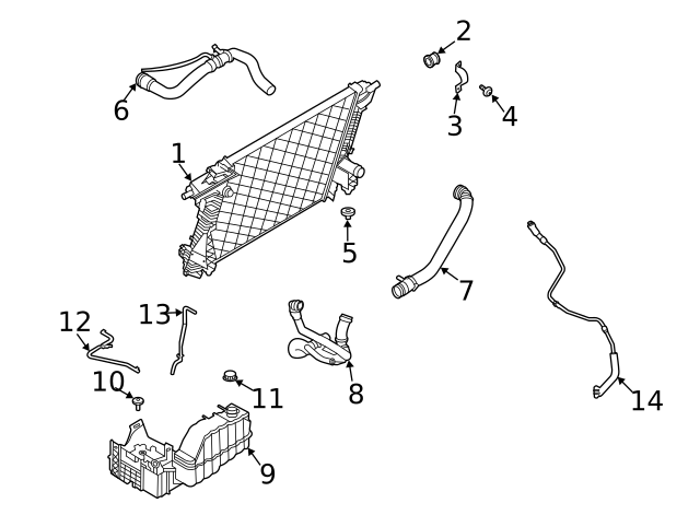 LC3Z-8286-A - Connector Hose 2020-2024 Ford | Ford Parts Direct