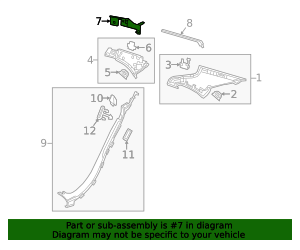 222-690-56-00 - Bracket 2015-2020 Mercedes-Benz | Mercedes-Benz USA Parts