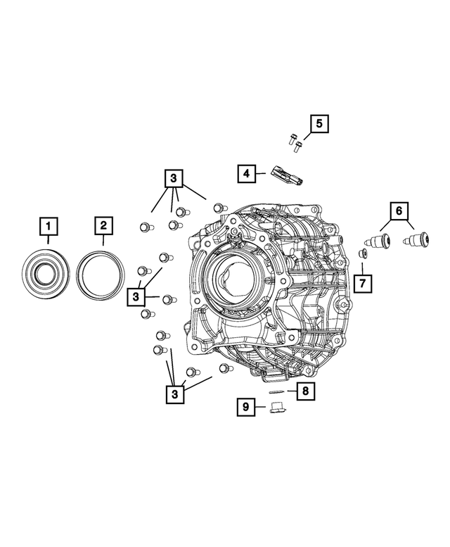 2018-2023 Jeep Transmission Case Plug 68331279AA | Mopar Estores