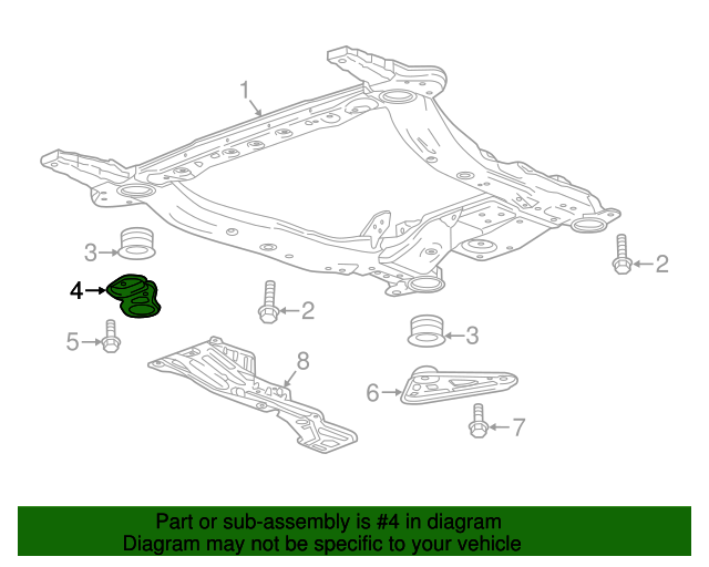 2016-2020 GM Front Bracket 22982753 | GMPartsDirect.com