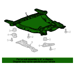 2019-2024 Chevrolet Malibu Drivetrain and Front Suspension Cradle ...