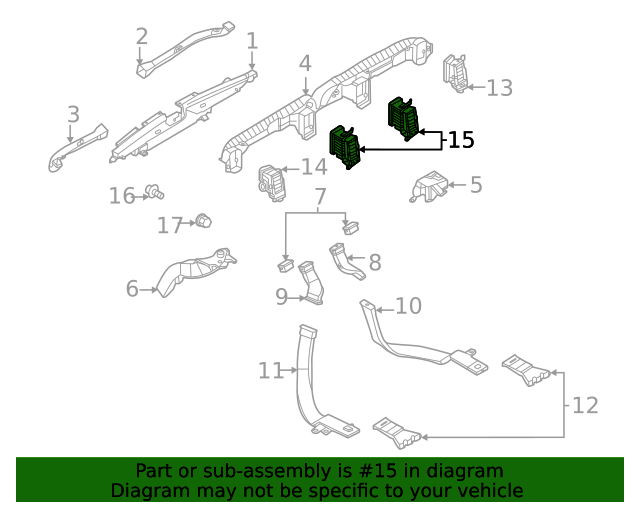 2021-2024 Ford Bronco Vent Louver M2DZ-19893-AQ | Varsity Ford