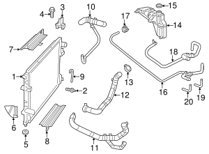 2011-2021 Mopar Upper Hose 55111285AE | TascaParts.com