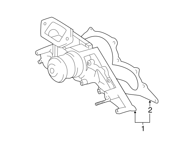2003-2010 Lexus Water Pump 16100-09201 | OEM Parts Online
