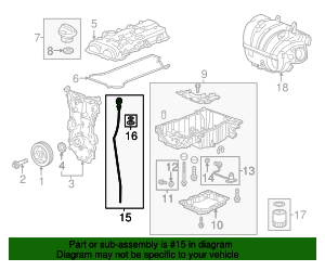 12654077 - Engine Oil Dipstick 2013-2022 GM | GMPartsNow
