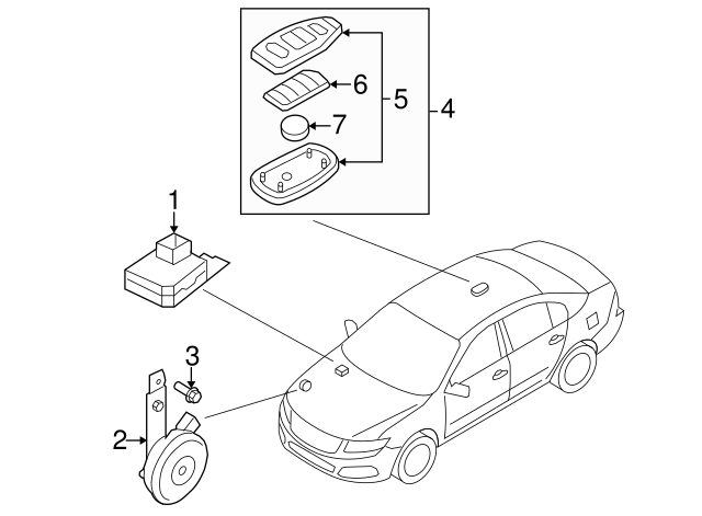 2008-2014 Kia Ignition Immobilizer Module 95420 0X000 | OEM Parts Online