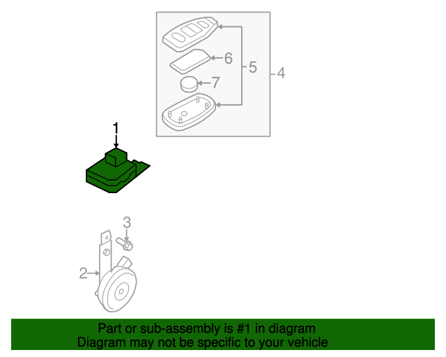 2008-2014 Kia Ignition Immobilizer Module 95420 0X000 | OEM Parts Online