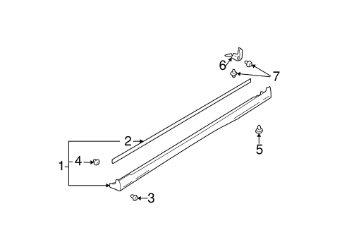 Exterior Trim - Pillars for 2002 Subaru Outback | Subaru Parts Guys