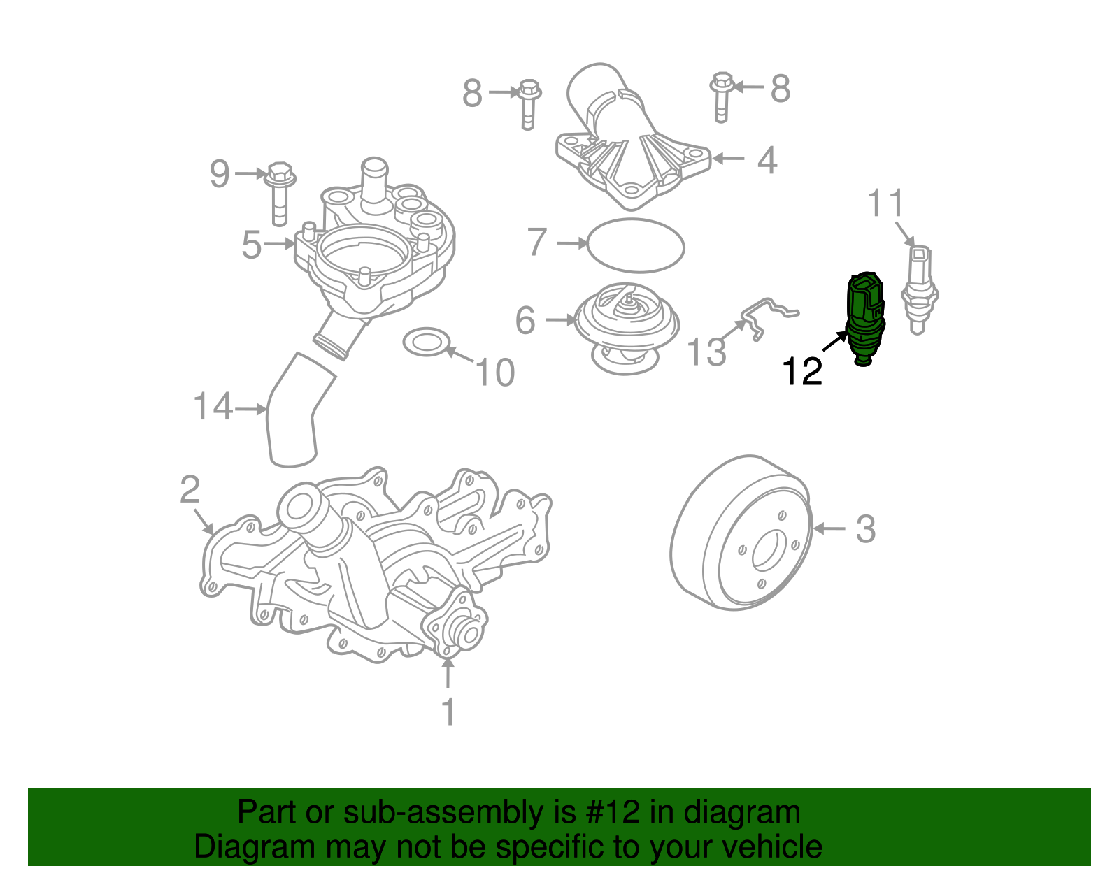 1984-2007 Ford Motorcraft™ Engine Coolant Temperature Sensor dy1145 ...