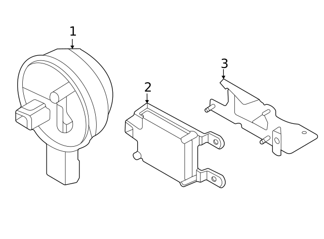 2020-2023 Nissan Versa Mount Bracket 28452-5EA2A | OEM Parts Online