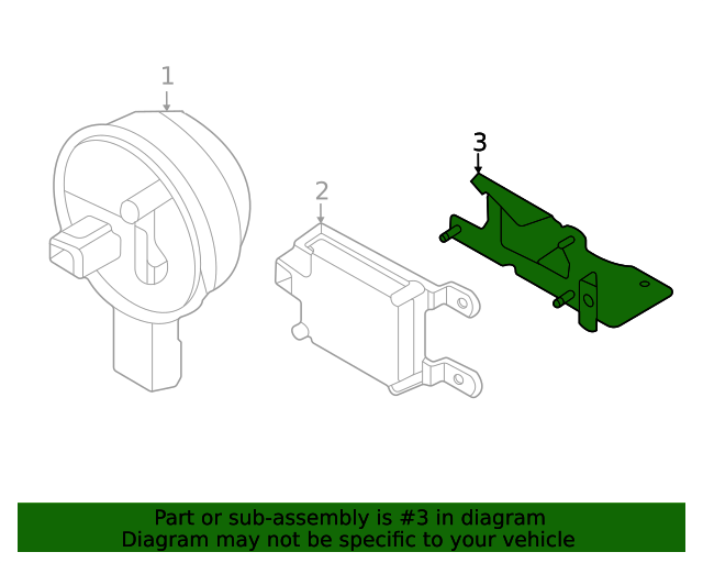 2020-2023 Nissan Versa Mount Bracket 28452-5EA2A | OEM Parts Online