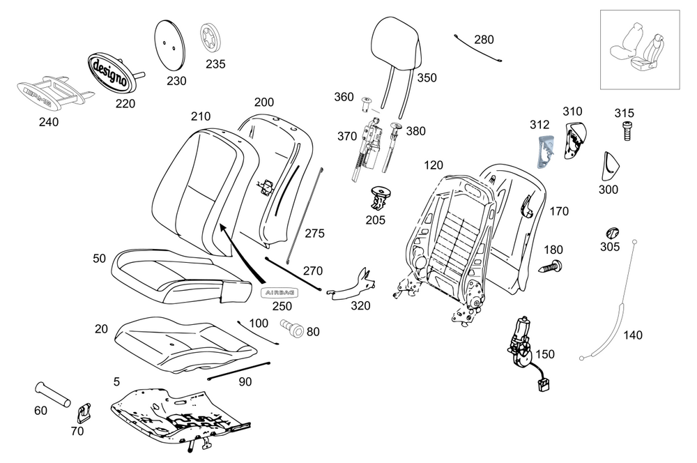 216-820-09-42 - Electric Motor 1998-2014 Mercedes-Benz | Mercedes-Benz ...