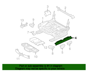 52107118490 - 2006-2018 BMW Rail Cover (52-10-7-118-490) | BMW of South ...