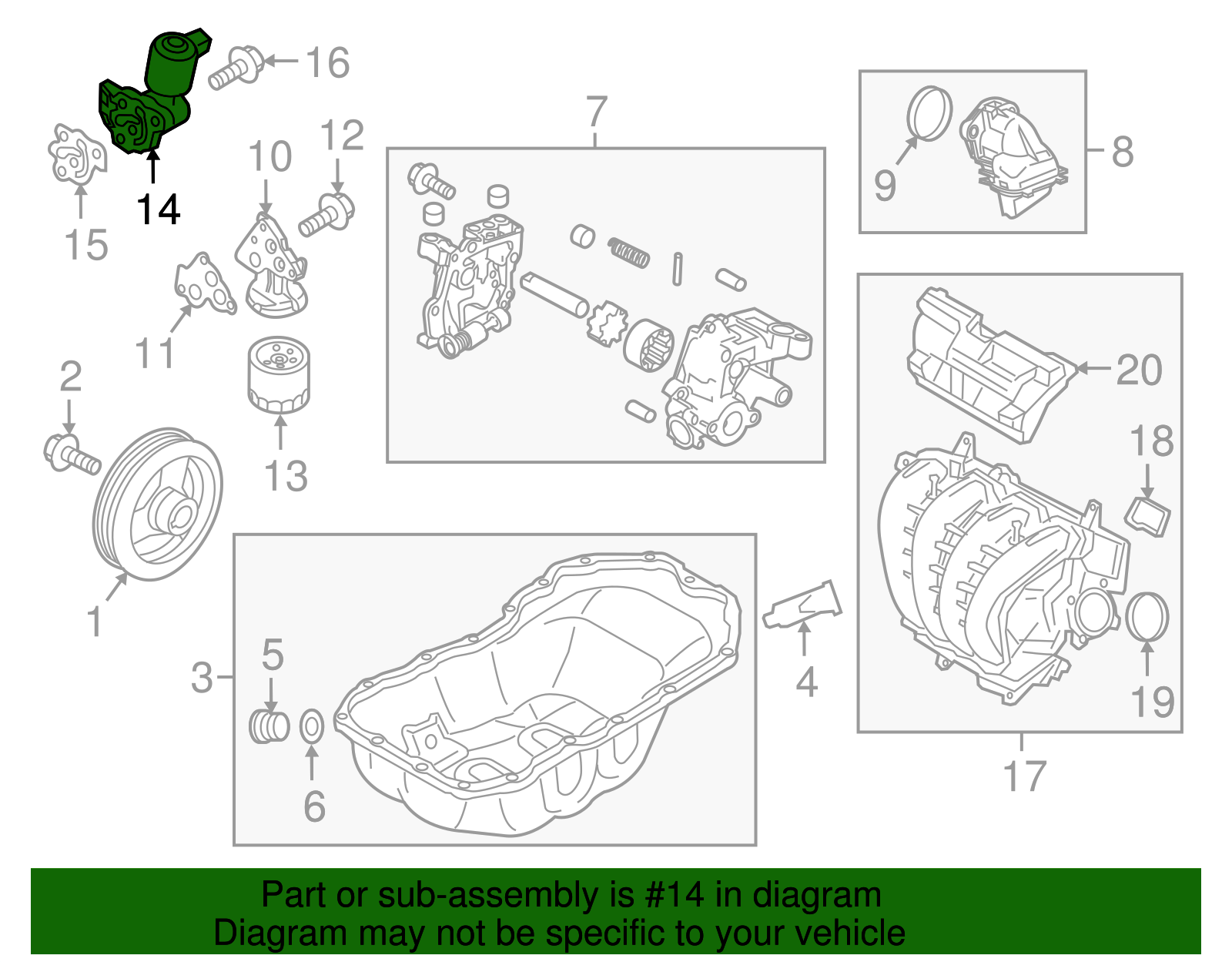 PE01-14-440A - 2013-2018 Mazda - Control Valve | Mazda Part Direct