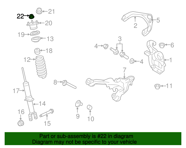 2003-2024 Mopar Nut 06506276AA | Mopar Parts Canada