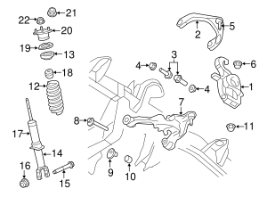 2013-2020 Ram Shock Mount 55398091AF | TascaParts.com