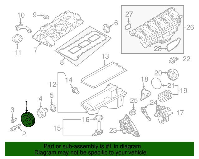 11237853850 - 2015-2021 BMW Vibration Damper (11-23-7-853-850) | BMW of ...