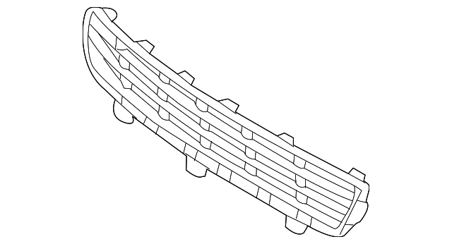 2010-2011 Toyota Camry Lower Grille 53112-06090 | Grieco Toyota Parts