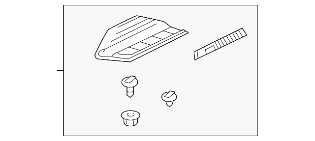 2020-2024 Chevrolet Hood Molding 84732080 GM | GMPartsDirect.com
