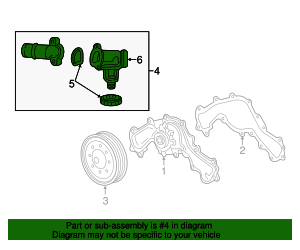 2017-2020 GM Water Outlet 12678779 | QuirkParts