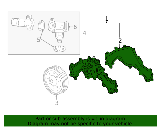2014-2024 GM Engine Water Pump with Gasket 12707180 GM | GMPartsDirect.com