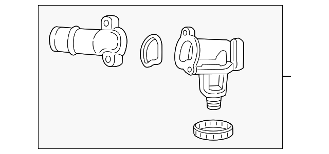 2017-2020 GM Water Outlet 12678779 | QuirkParts