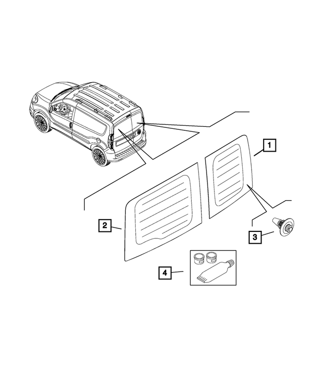2015-2021 Ram ProMaster City OEM NEW 2015-2019 Mopar Ram ProMaster City ...