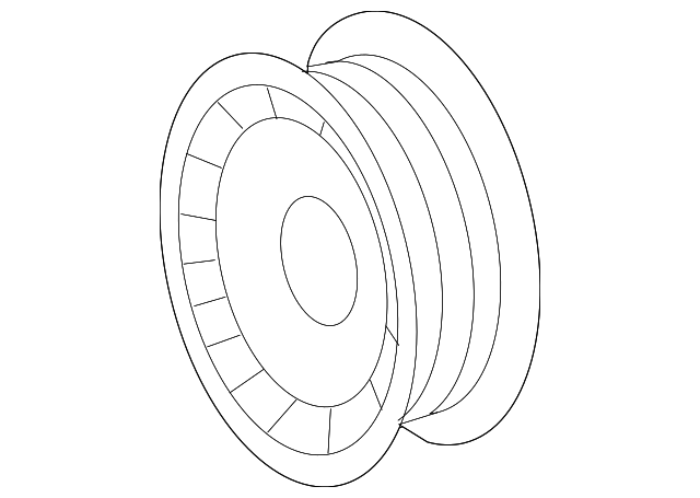277-200-00-00 - Pulley - 2001-2020 Mercedes-Benz | BuyMercedesPartsNow