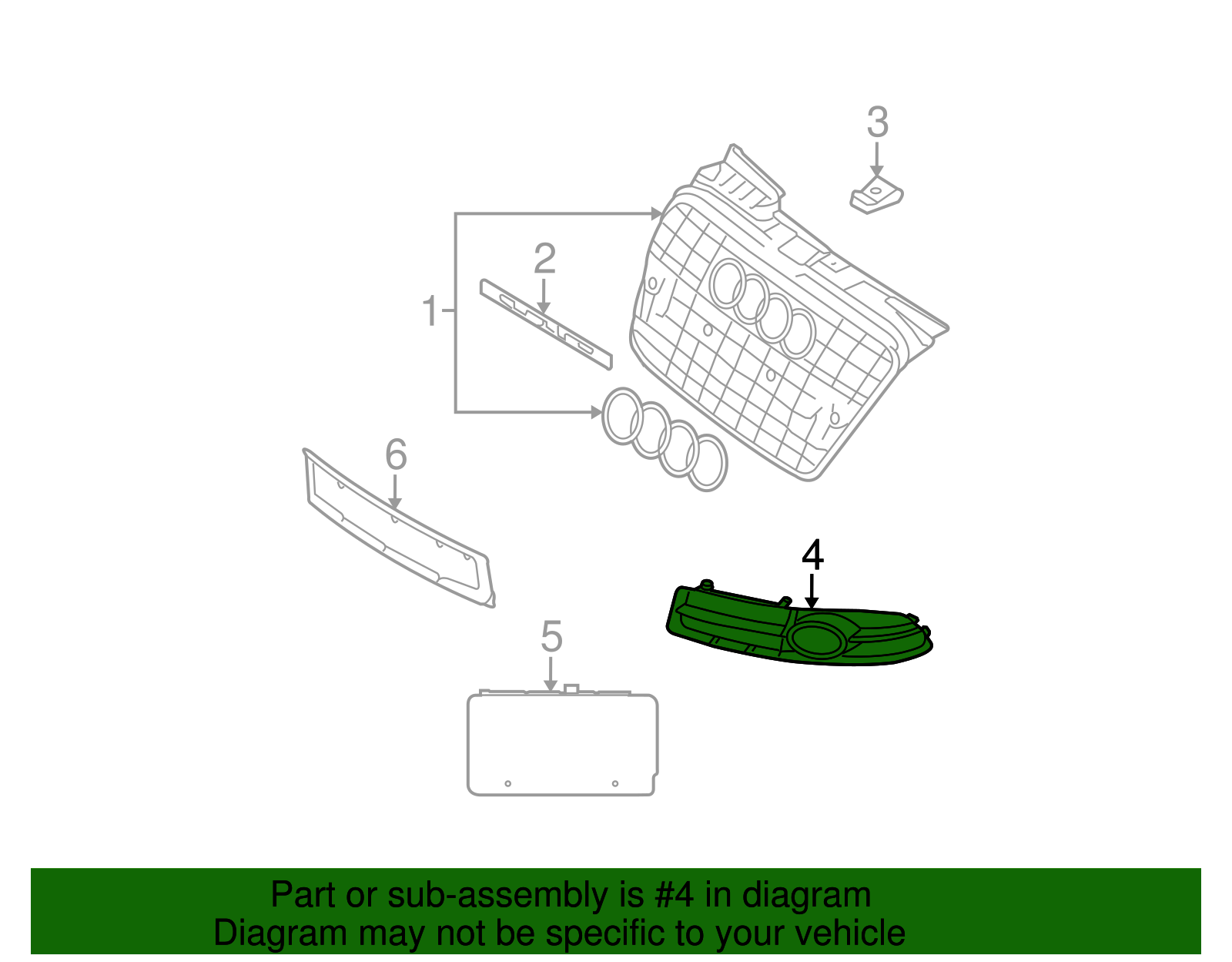 8E0-807-681-F-01C - High-Quality Grille for 2005-2009 Audi | AutoNation ...