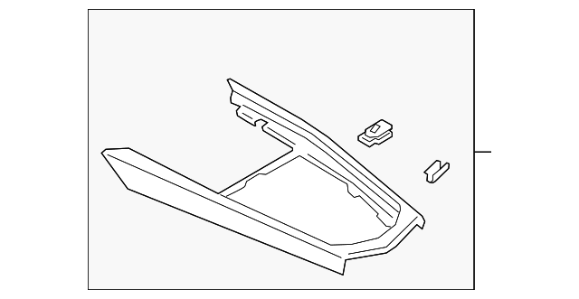 51166824610 - 2019-2021 BMW Z4 Trim Molding (51-16-6-824-610) | BMW of ...