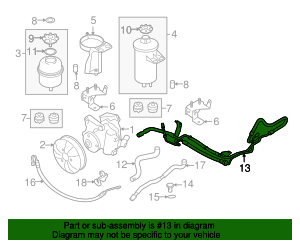 32416782021 - 2006-2010 BMW Pressure Hose (32-41-6-782-021) | BMW of ...