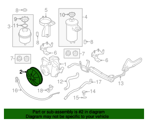 32-42-7-537-862 - Power Steering Pulley - 2006-2013 BMW | Buy BMW Parts Now