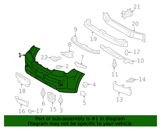 Lexus OEM Bumper Cover Part# 52119-6A953 | OEM Vehicle Parts