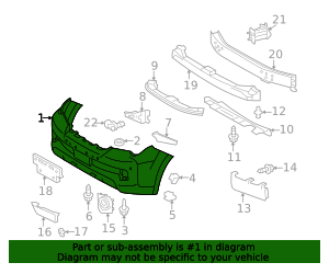Lexus OEM Bumper Cover Part# 52119-6A953 | OEM Vehicle Parts