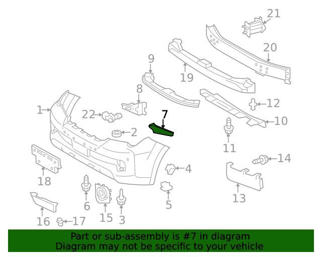 2010-2013 Lexus GX460 Side Support 52115-60170 | OEM Parts Online