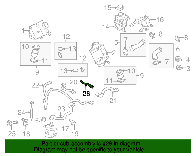 Genuine BMW 17-22-7-576-387 | Vent Pipe | FREE Shipping on Most Orders ...