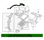 12673868 - Positive Crankcase Ventilation (PCV) Tube 2013-2018 GM ...