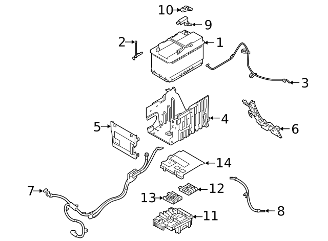 LR157913 - Battery Current Sensor 2020-2024 Land Rover | Land Leaping ...